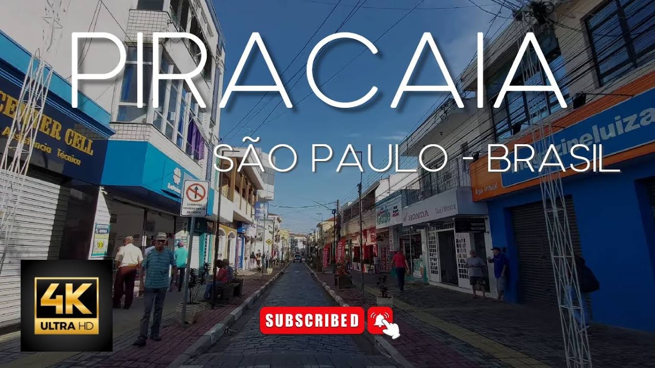 Piracaia 4K - Passeio Pelo Centro Parte 2 - São Paulo - Brasil - YouTube