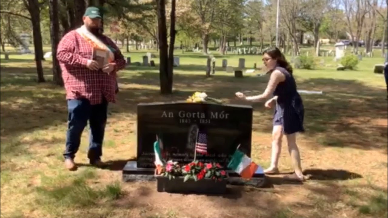 2020 An Gorta Mór Ceremony at the Western Cemetery - YouTube