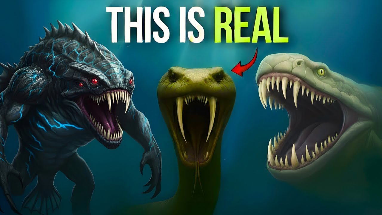 Terrifying Mythical Sea Creatures That ACTUALLY Existed - YouTube