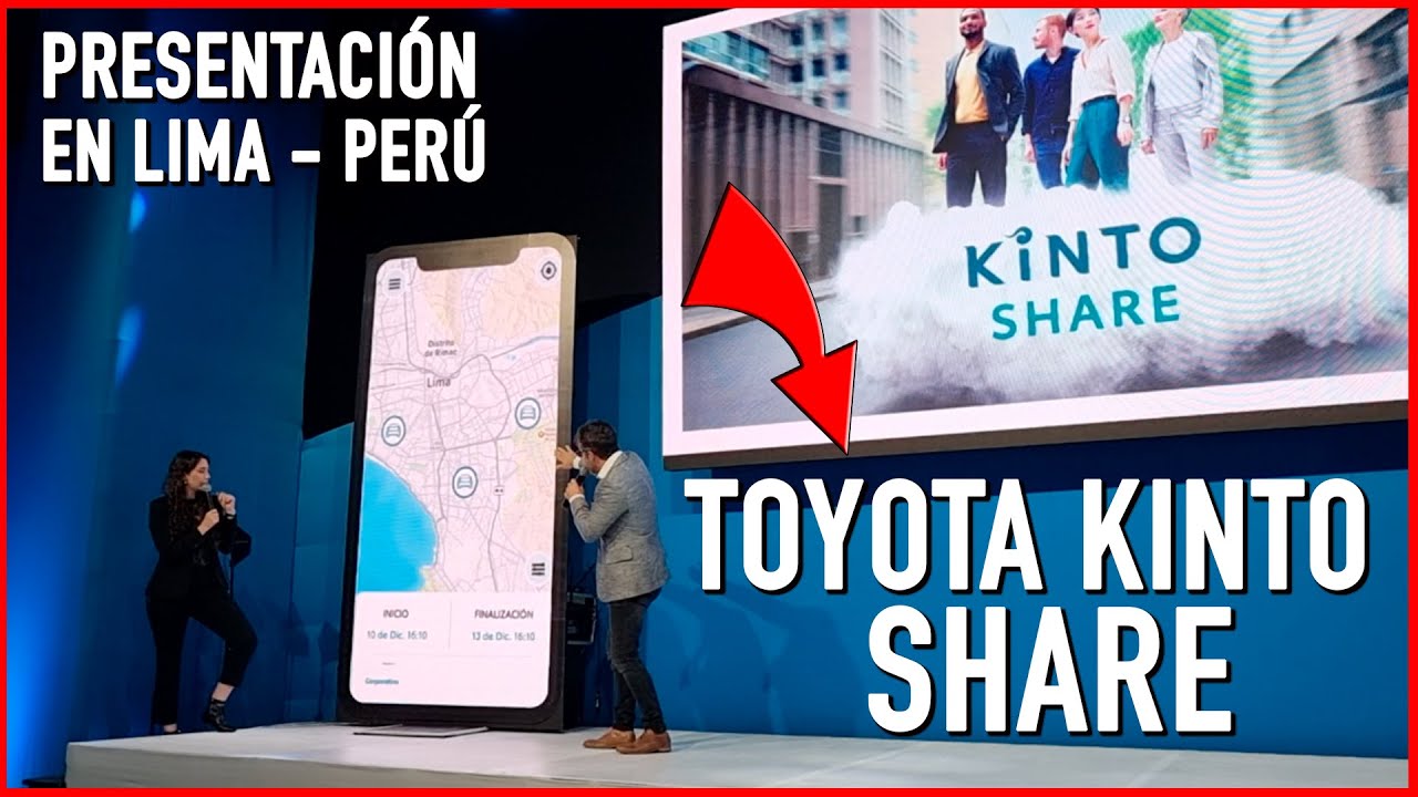 Kinto Share, el sistema de uso compartido de vehículos Toyota | Presentación en Perú - YouTube