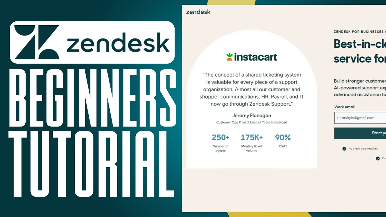 Zendesk Tutorial For Customer Service 2025 | How To Use Zendesk For Beginners - YouTube