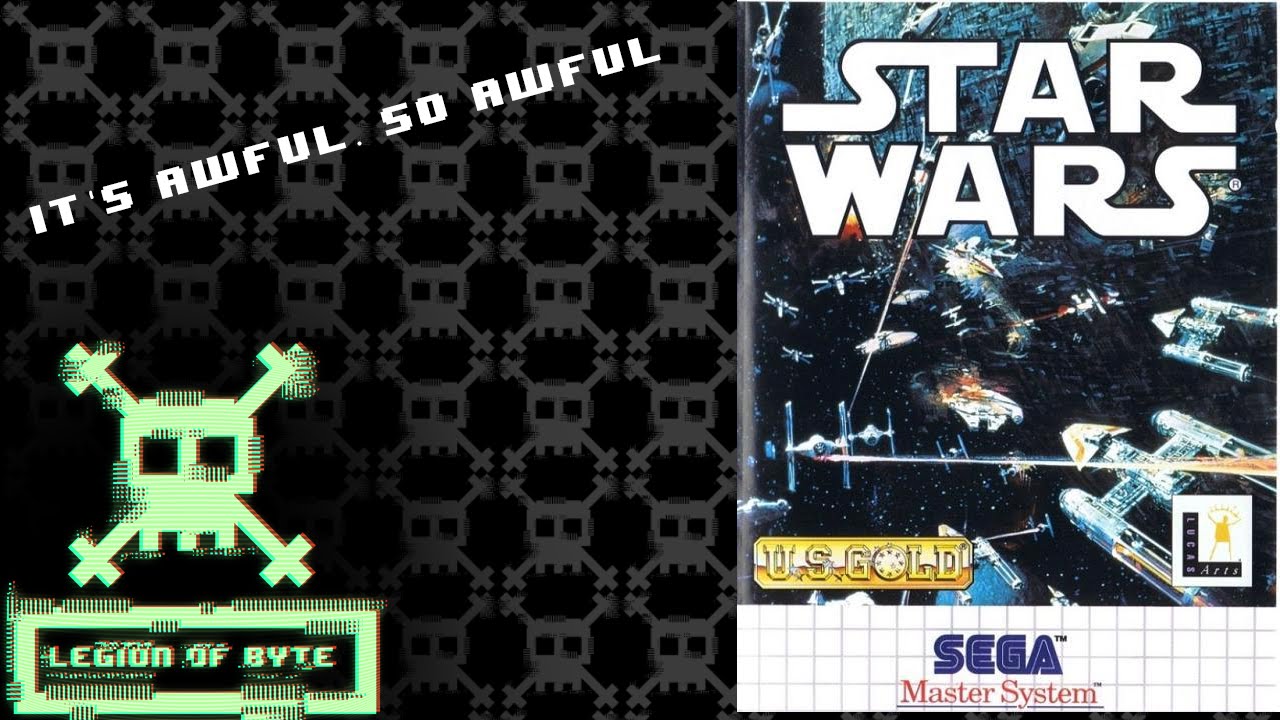 Star Wars Sega Master System Gameplay #1 - THIS GAME IS GARBAGE - YouTube