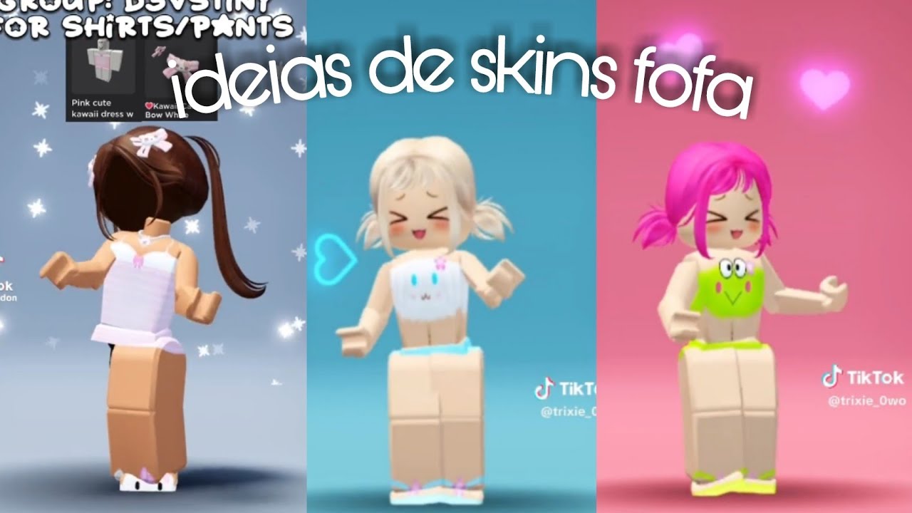 ideias de skins no roblox (menos de 100 robux) compilado tik Tok - YouTube