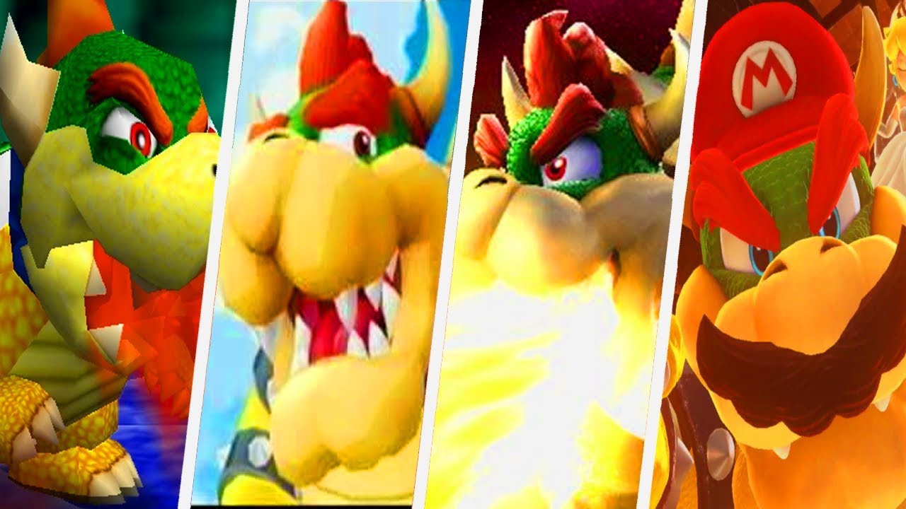 Evolution of Bowser in 3D Super Mario Games (1996 - 2017) - YouTube