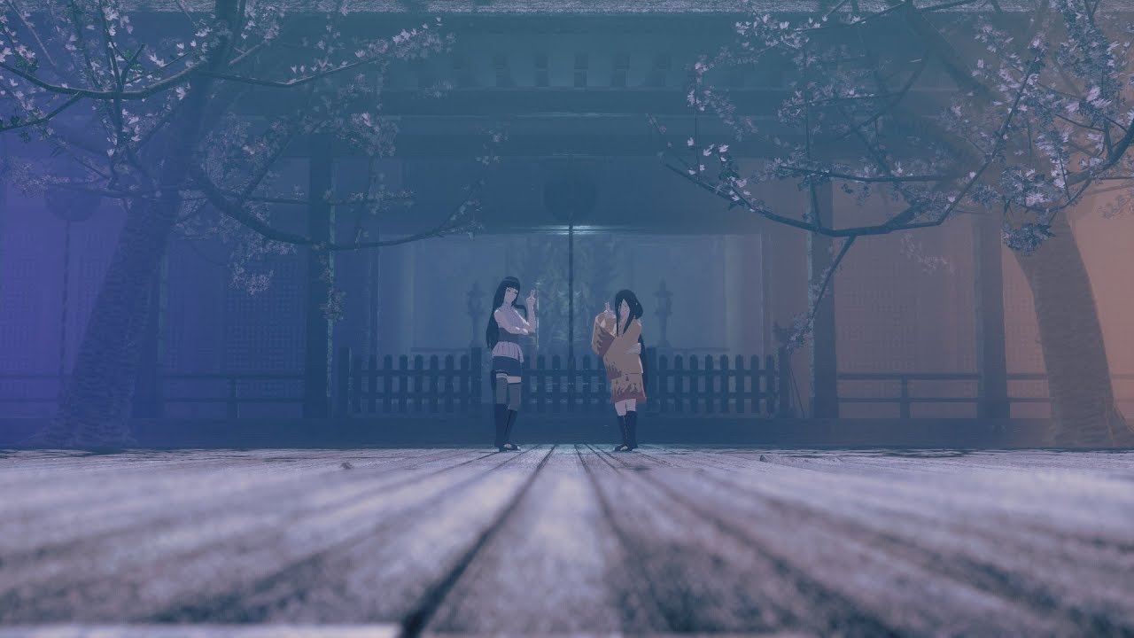 【MMD Naruto】Hinata/Hanabi 宵々古今 - YouTube