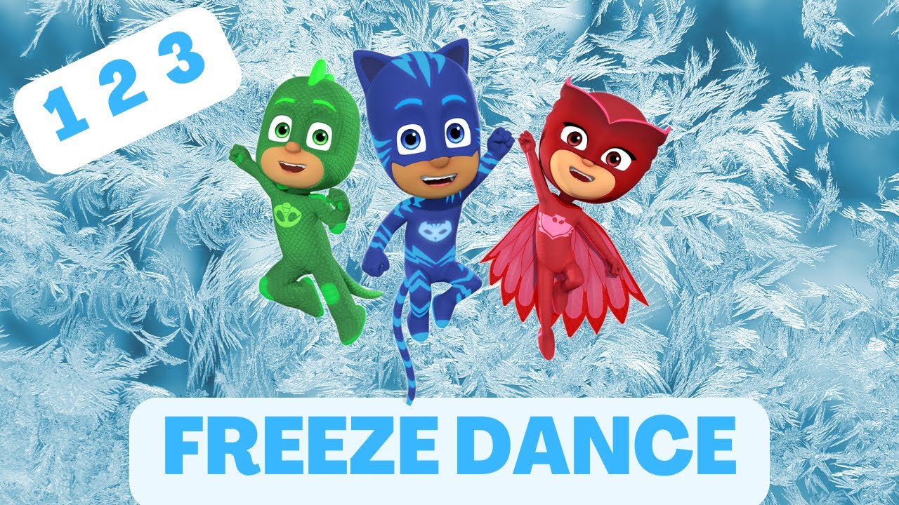 Counting 1-10 with the PJ MASKS! Freeze Dance Learning Activity! Brain ...