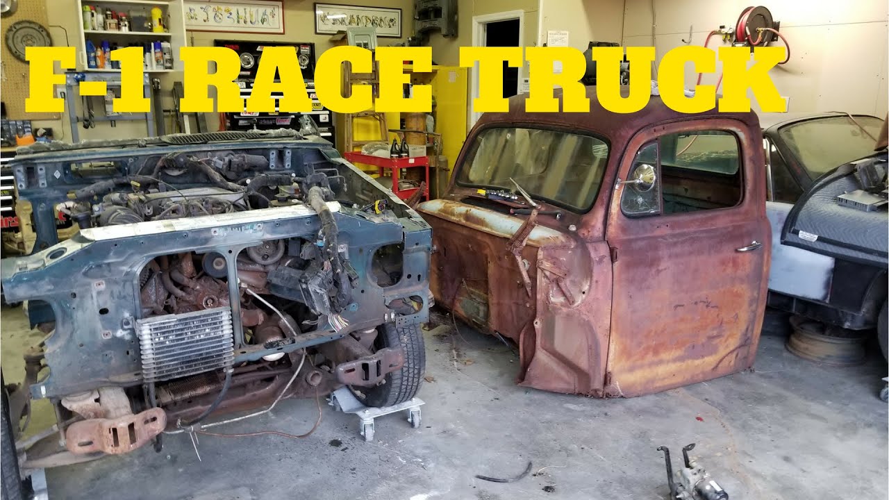 1952 F-1 Frame Swap / Race Truck Build / ep. 2 - YouTube