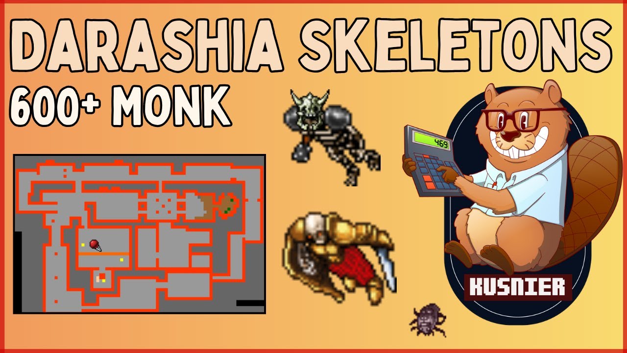 Deep Desert (Darashia Skeletons) | 600+ Monk | Tibia - YouTube