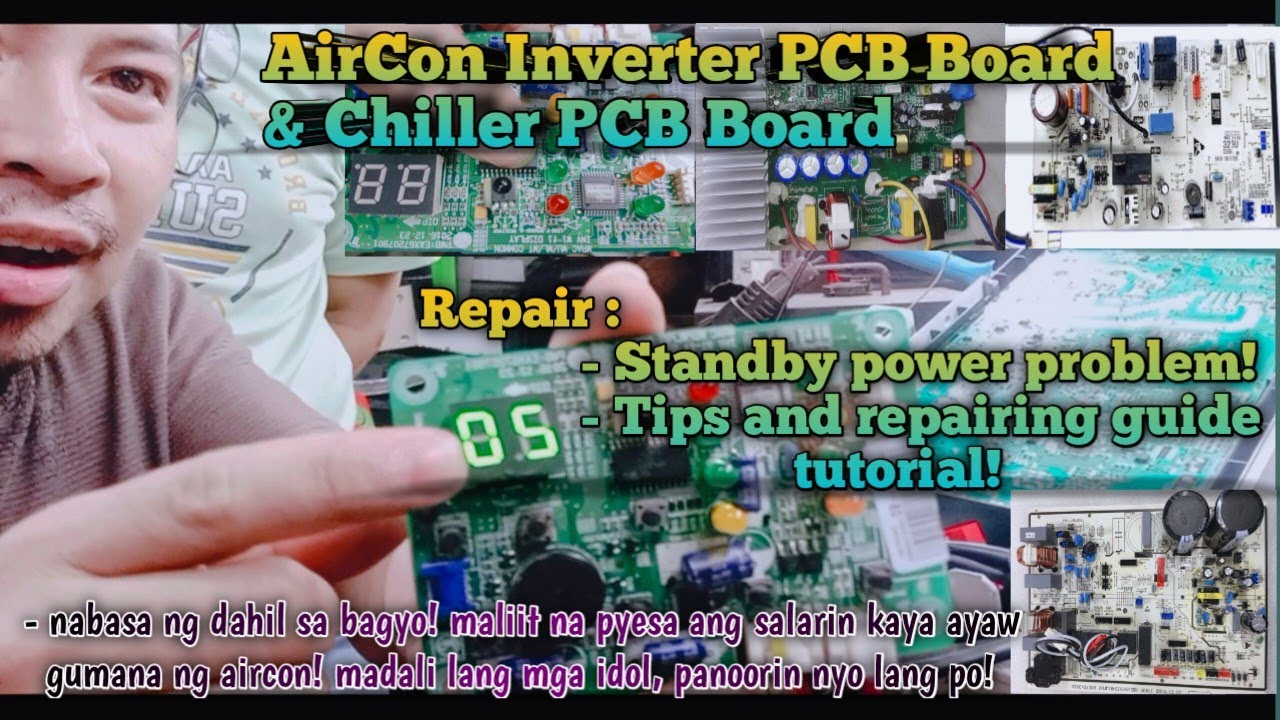 AirCon Inverter PCB Board & Chiller PCB Board | Repair! Standby power ...