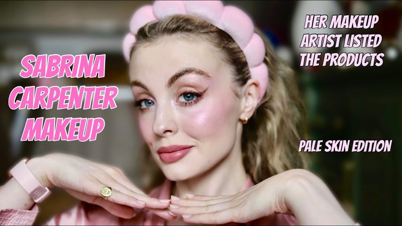 SABRINA CARPENTER MAKEUP | pale skin edition - YouTube