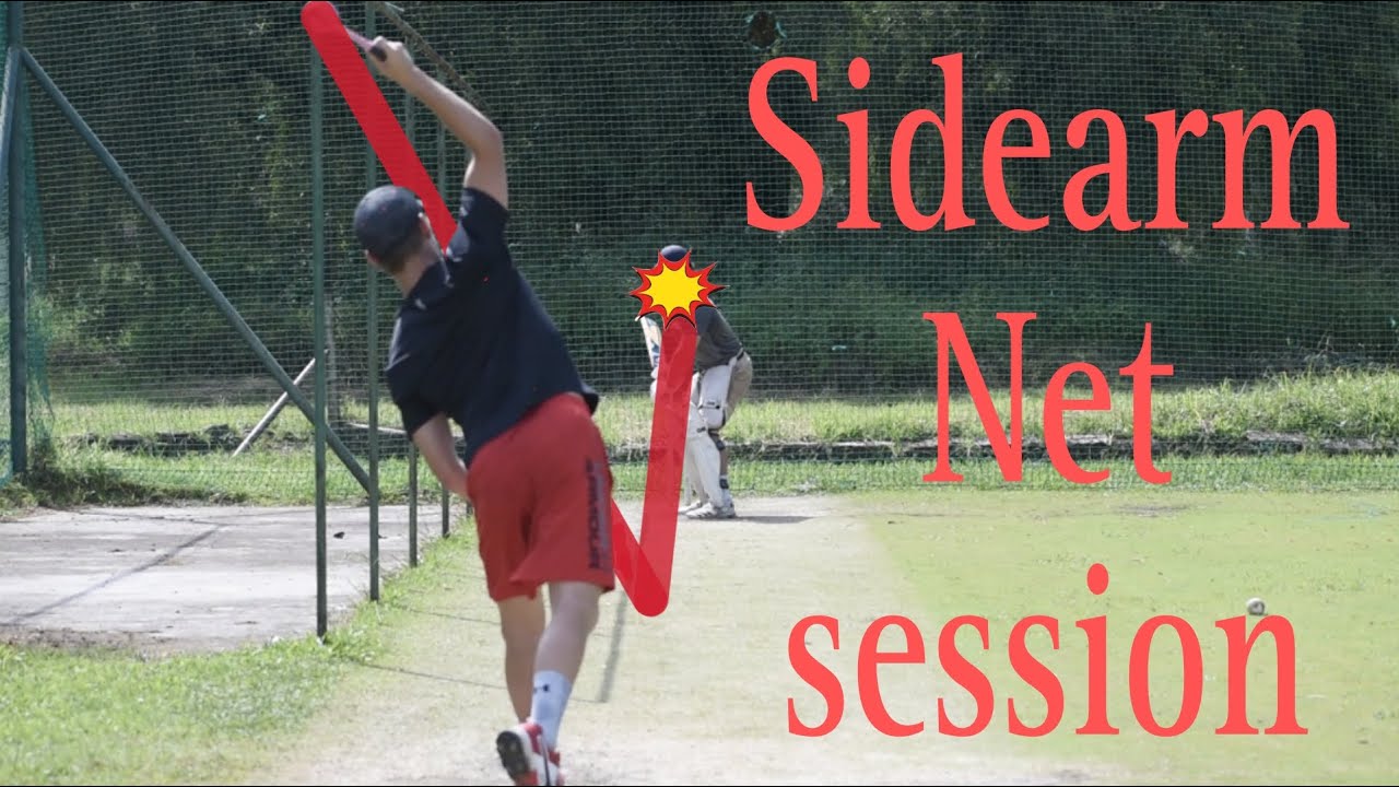 Cricket batting: Batsmen facing sidearm! - YouTube