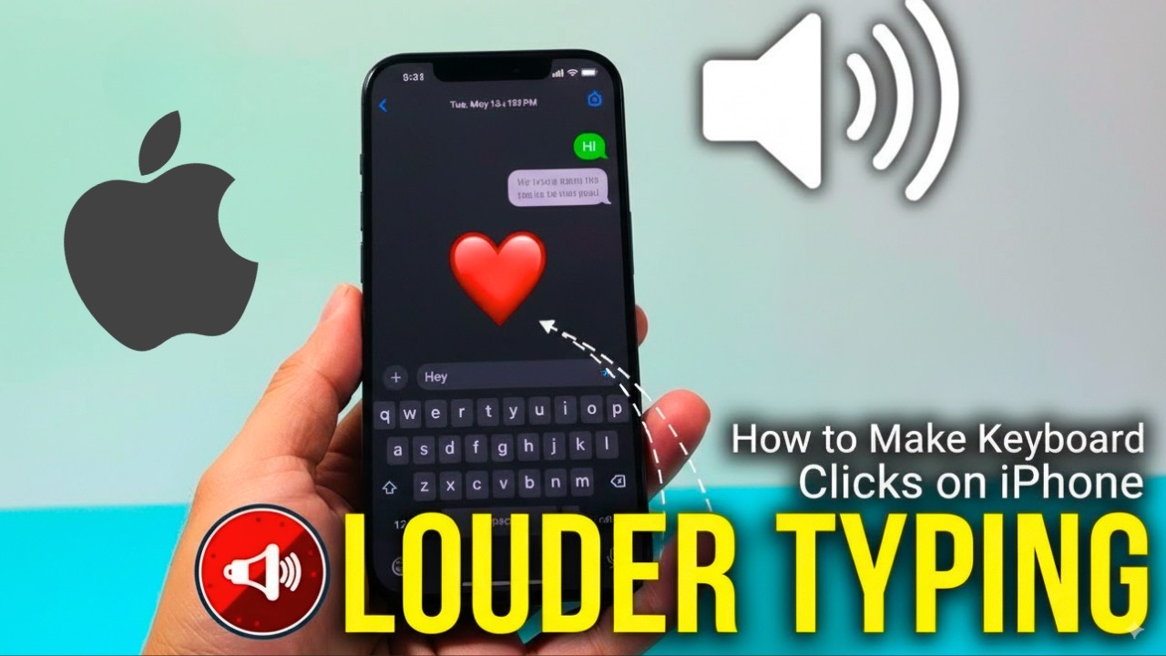 How to Make Keyboard Typing Sound Clicks Louder on iPhone | Increase ...