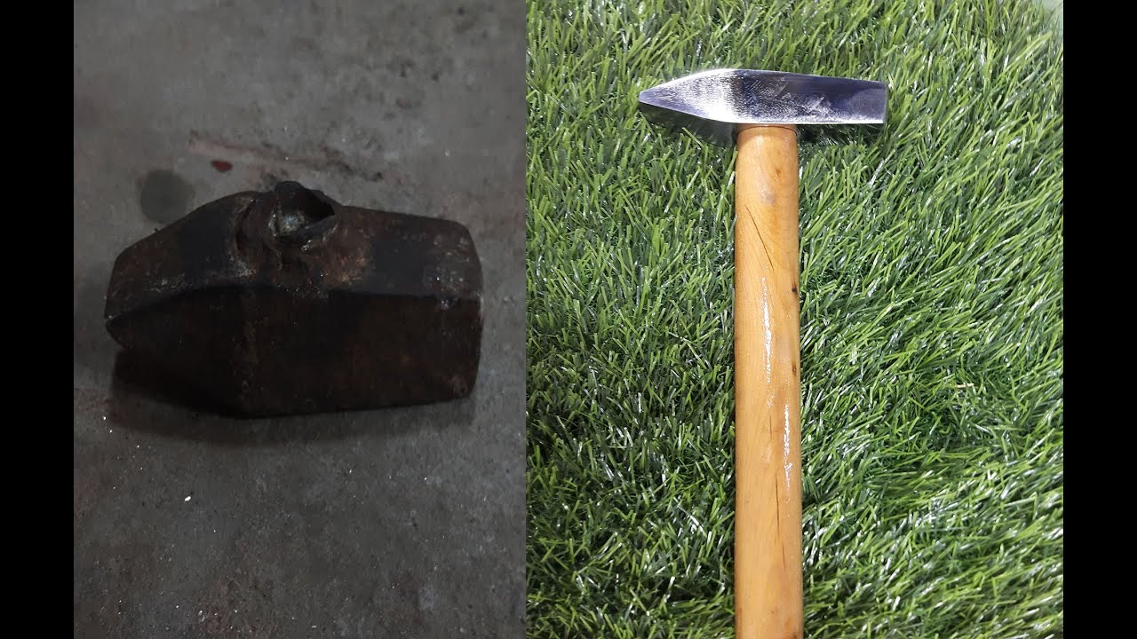 Old Rusty Hammer Restoration - YouTube