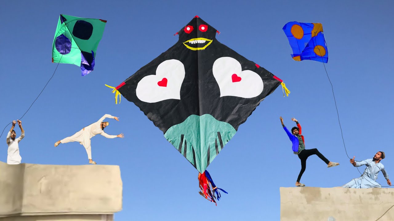 Thrilling Kite Flying Battle Ends with an Impressive Twist😱 - YouTube