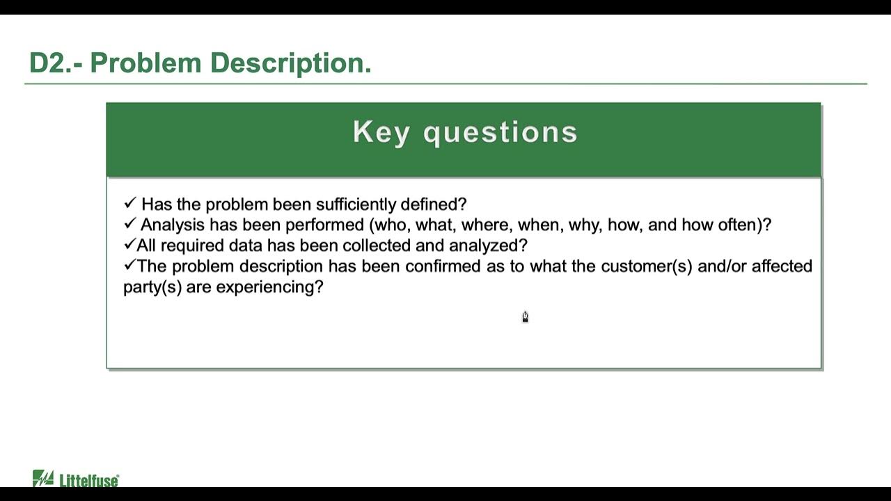 8D Problem Solving Method / EXAMPLE 4 (Part1) - YouTube