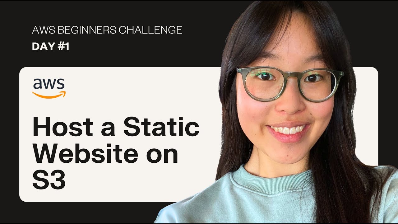 AWS Beginners Challenge (DAY #1) | Host a Website on Amazon S3 | Step by Step Project Demo - YouTube