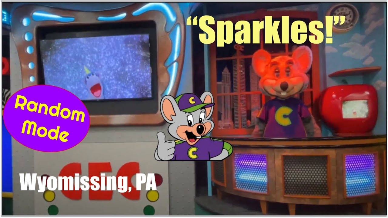 Sparkles! - Studio C Alpha Animatronic Song Chuck E Cheese Wyomissing ...