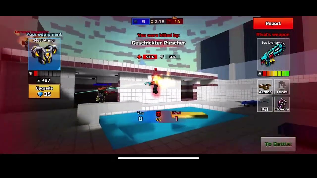 Pixel gun 3-D classic pool tournament - YouTube