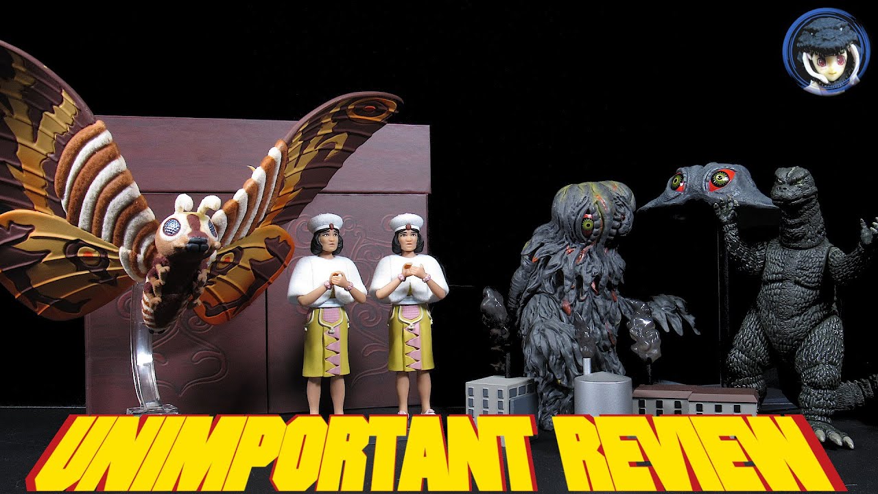 Mezco 5 Point Godzilla VS Hedorah 7 Mothra 1964 Fairy Twins Exclusive ...