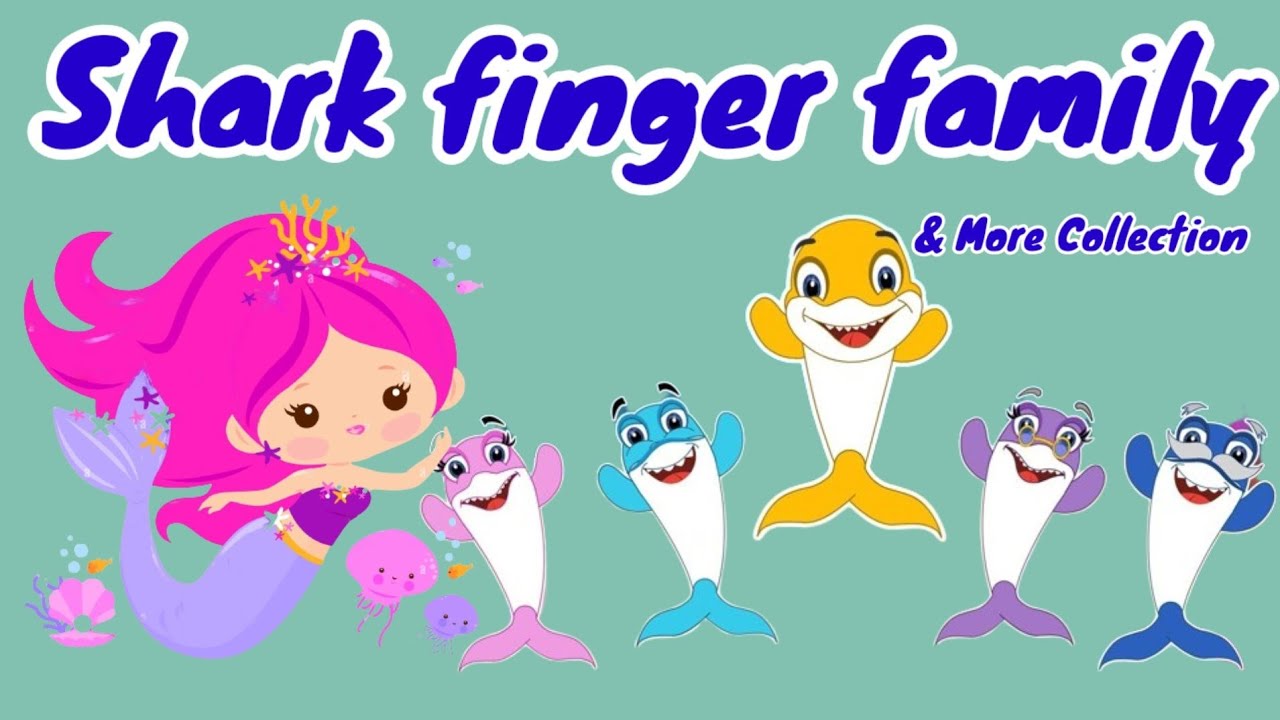 Sharks Finger Family Songs 12| Top 5 Sharks Finger Family Collection ...