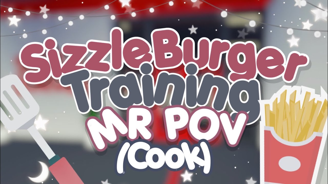 SizzleBurger Training | MR POV (Roblox) - YouTube