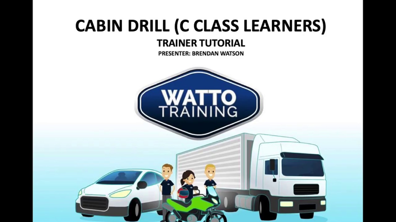 Cabin Drill (car) - Trainer Tutorial - YouTube