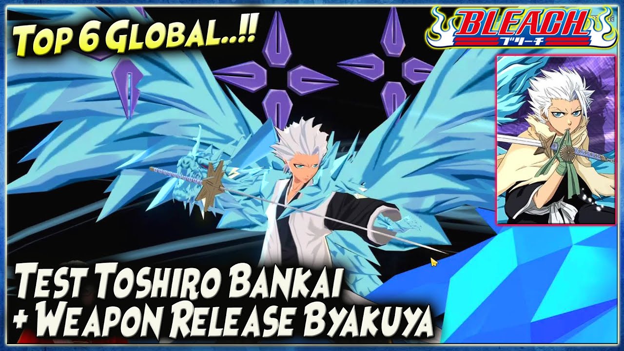 KEREN!! WEAPON RELEASE TOSHIRO & BYAKUYA - TOP 6 SEIREITEI ARENA 🔥 ...