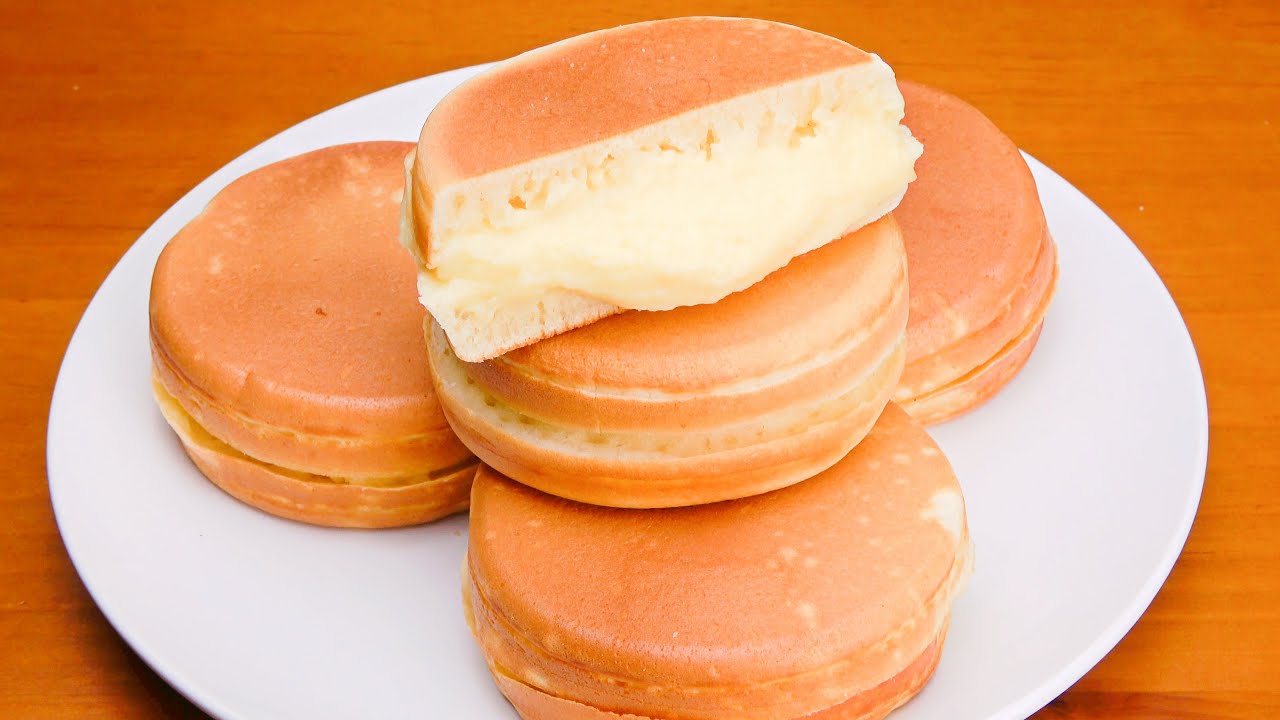 Amazing Custard Cream Pancake. No oven! How to make Custard Cream ...