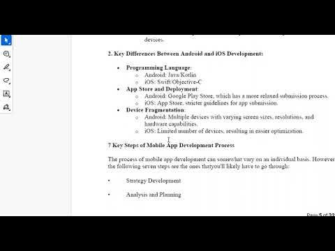 Introduction to Mobile Application Development course - YouTube