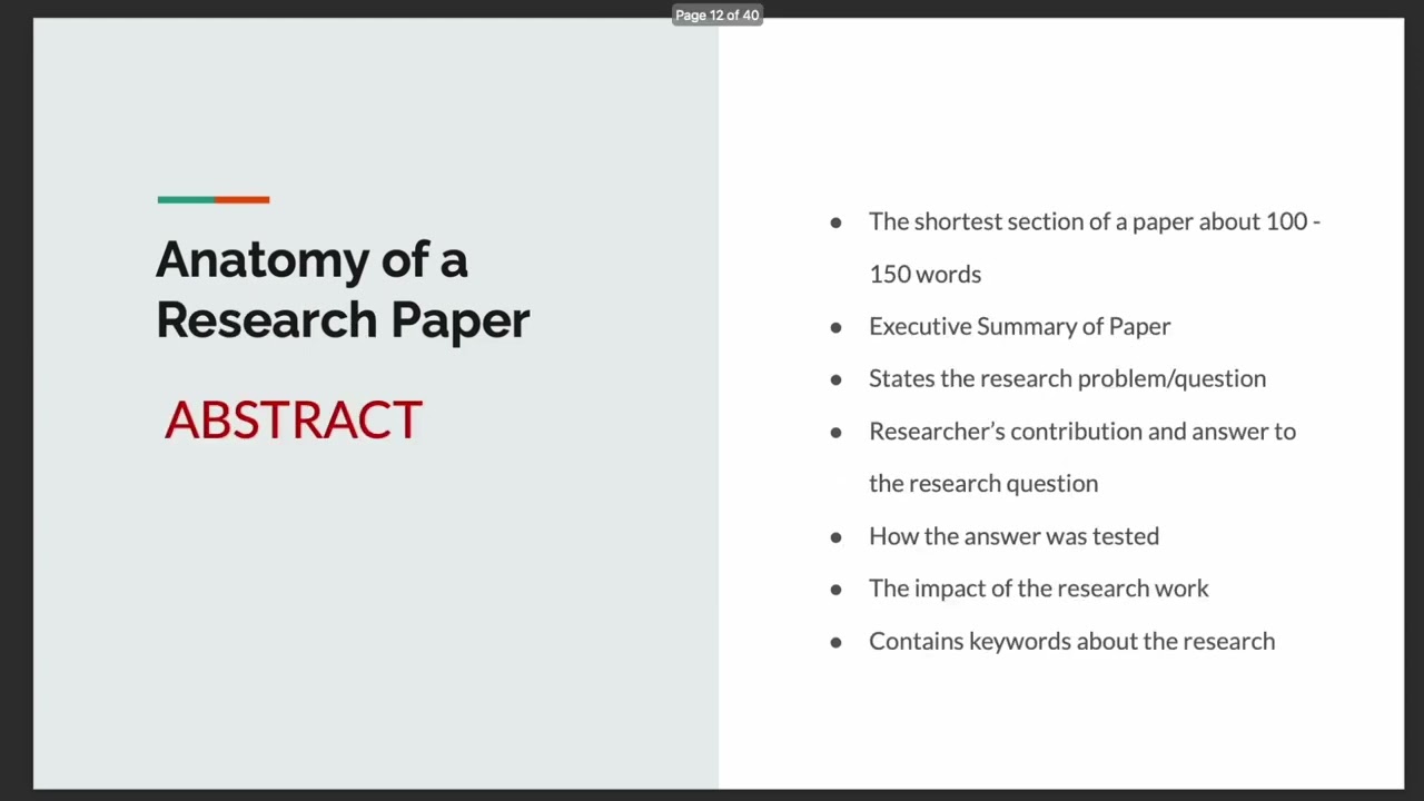 11 785 Deep Learning Recitation 7 Paper Writing Workshop Youtube