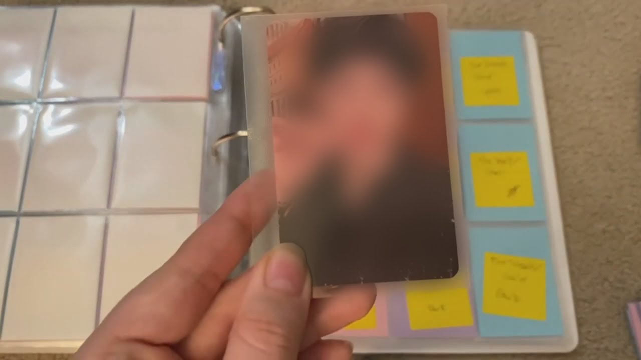 Setting Up My Binder To Collect A New Group (A New Ult?) - YouTube