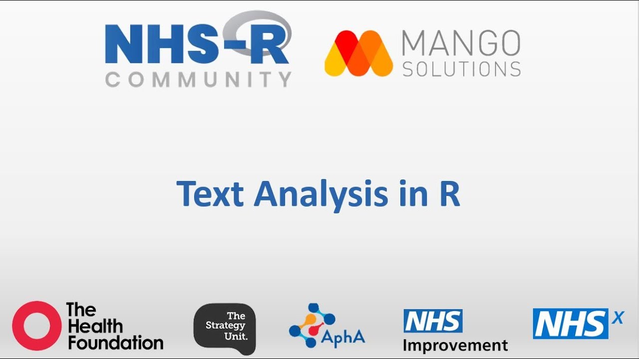 Text analysis - YouTube
