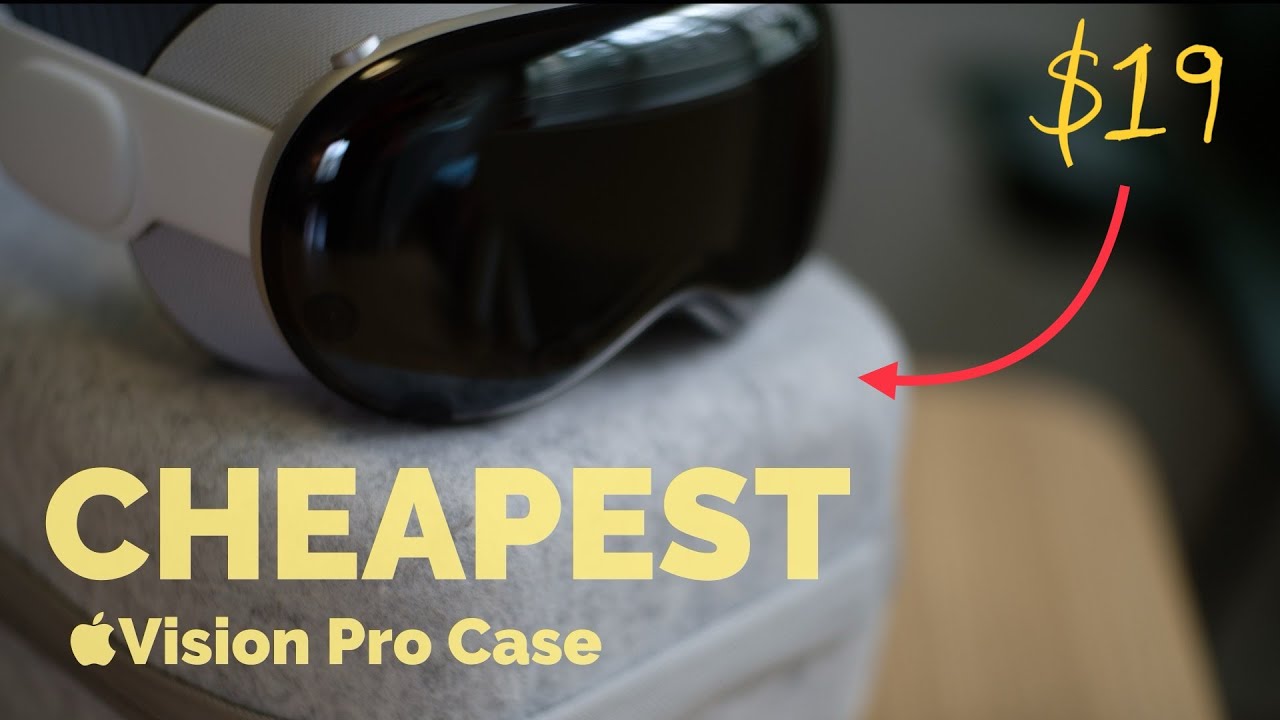Cheapest Apple Vision Pro Case Review | Sarlar Case - YouTube
