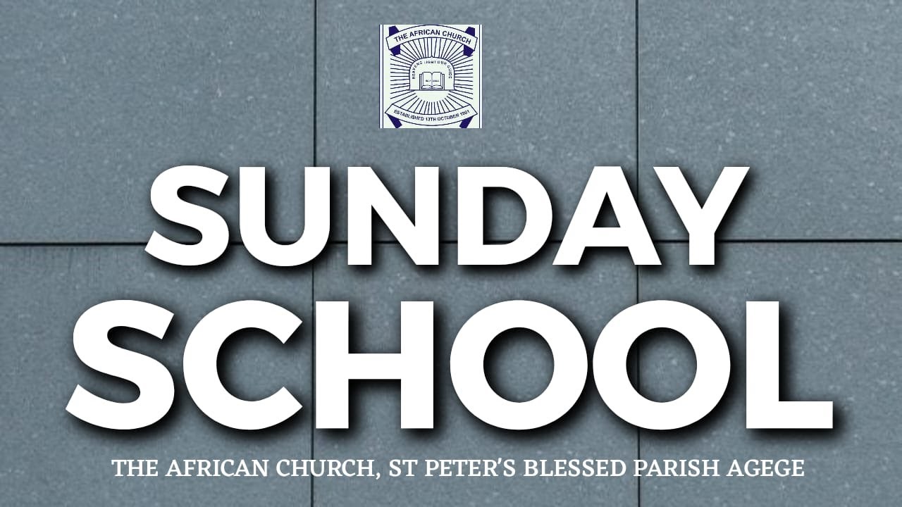 SUNDAY SCHOOL SERVICE - YouTube