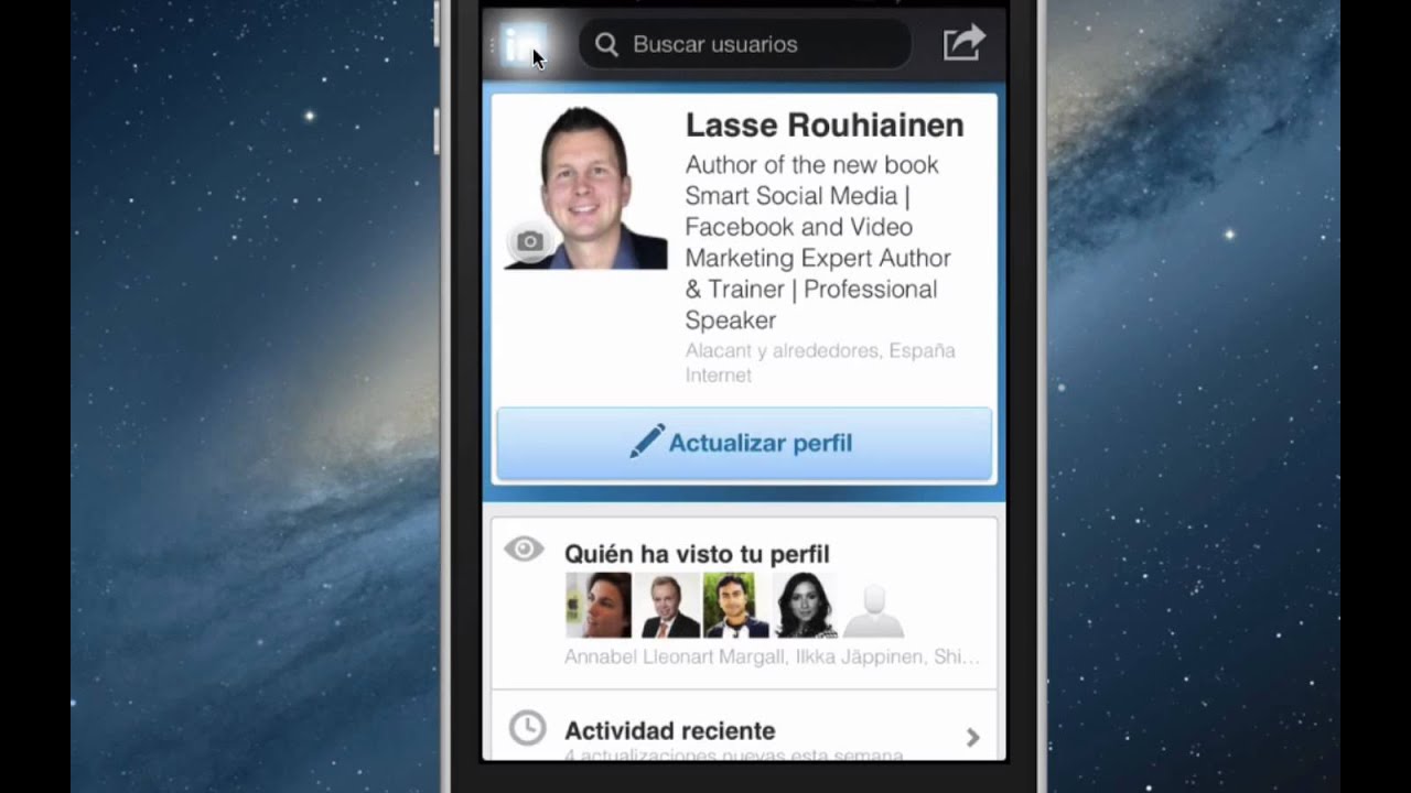 LinkedIn Iphone App - Cómo Utilizar LinkedIn desde un iPhone - YouTube