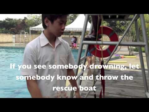 Swimming Rescue Technique - YouTube