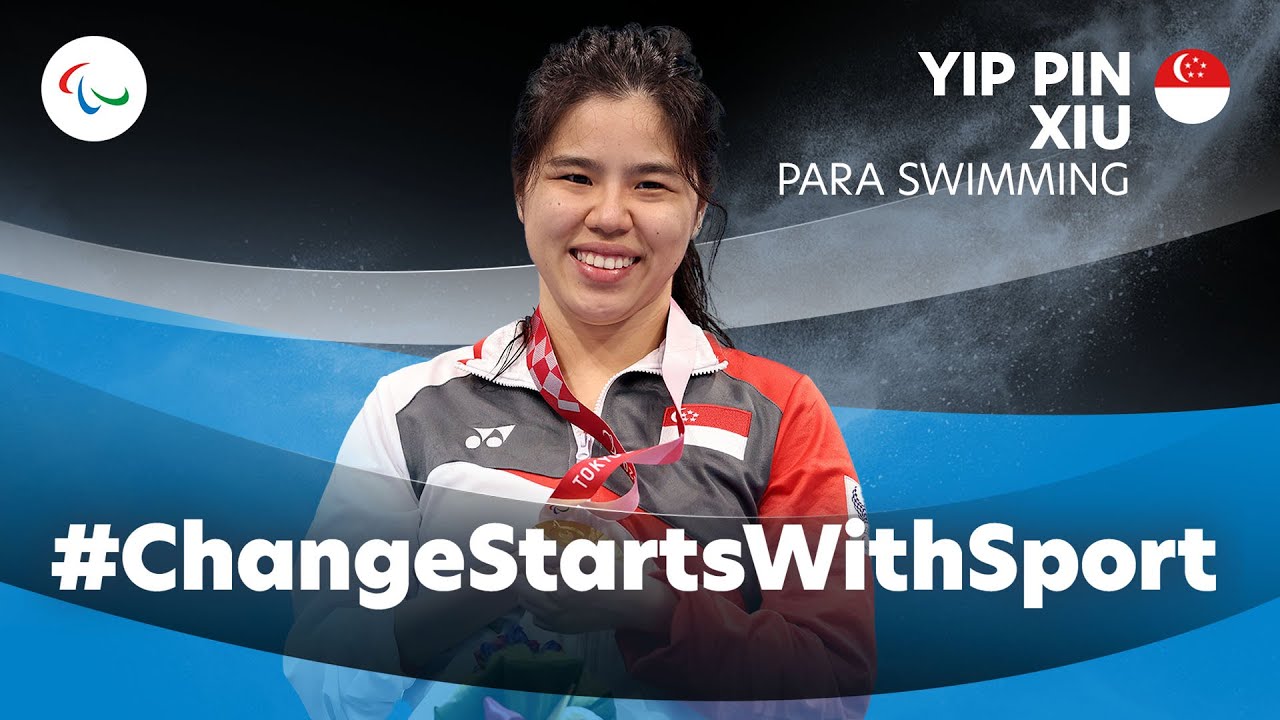 #ChangeStartsWithSport - Yip Pin Xiu: A Life Changed by Para Swimming 💪🏊‍♀️ - YouTube