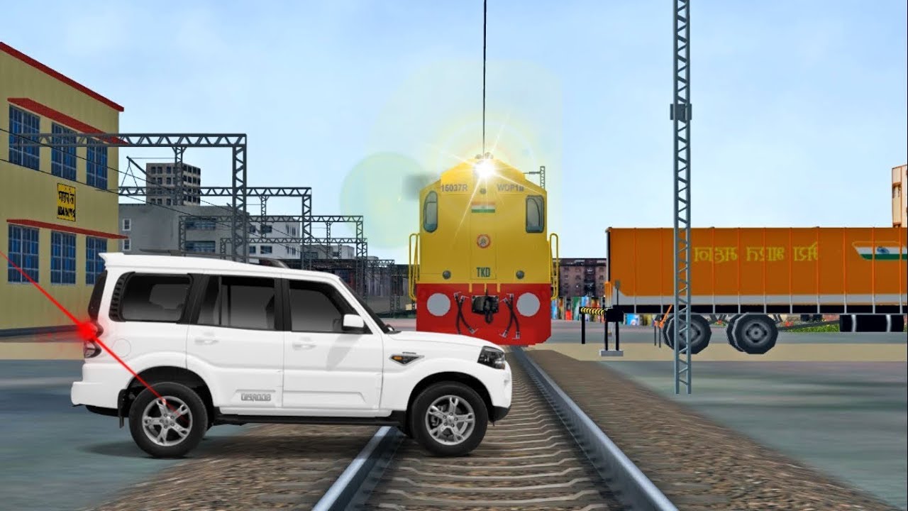 Diesel Trains at Level Crossing | Indian Railways I IN INDIAN TRAIN ...