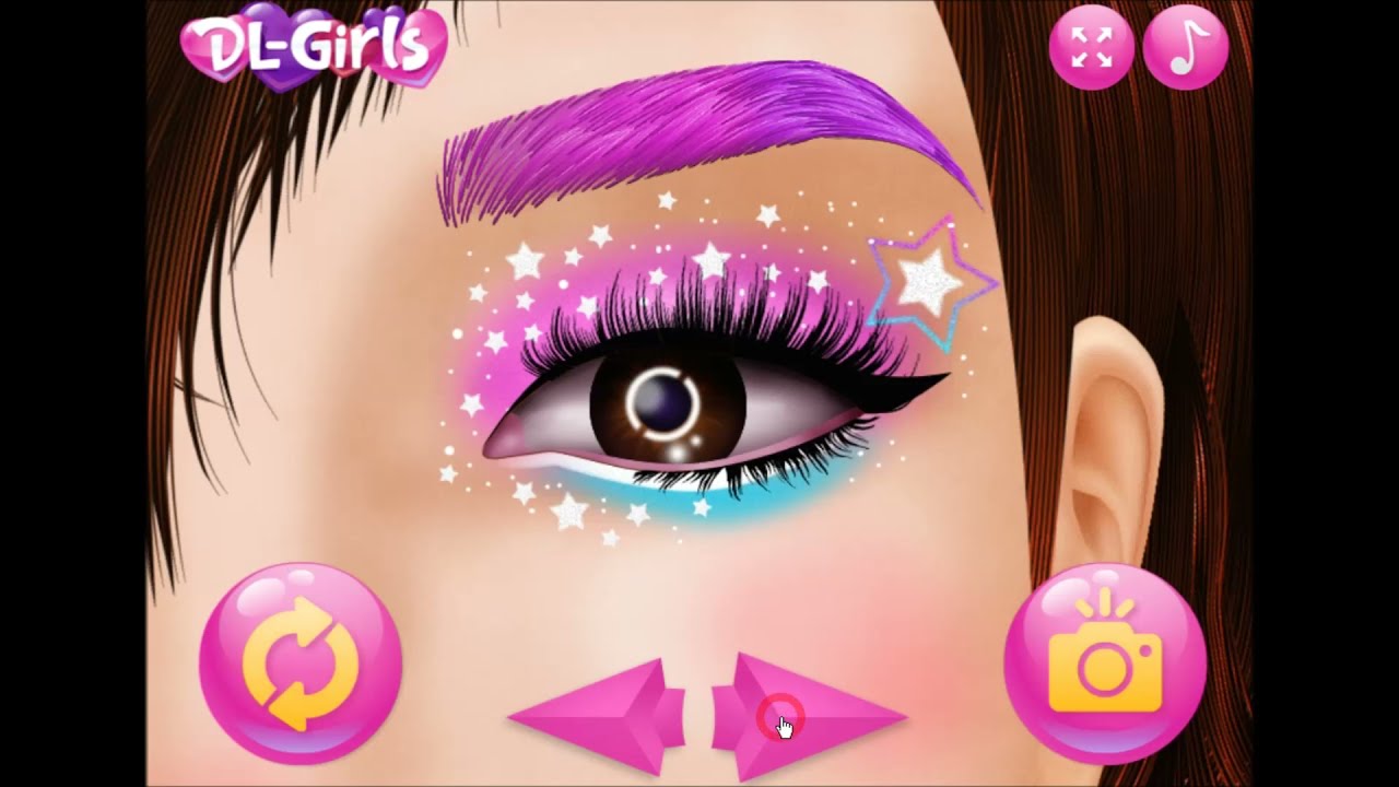 Incredible Princess Eye Art - YouTube