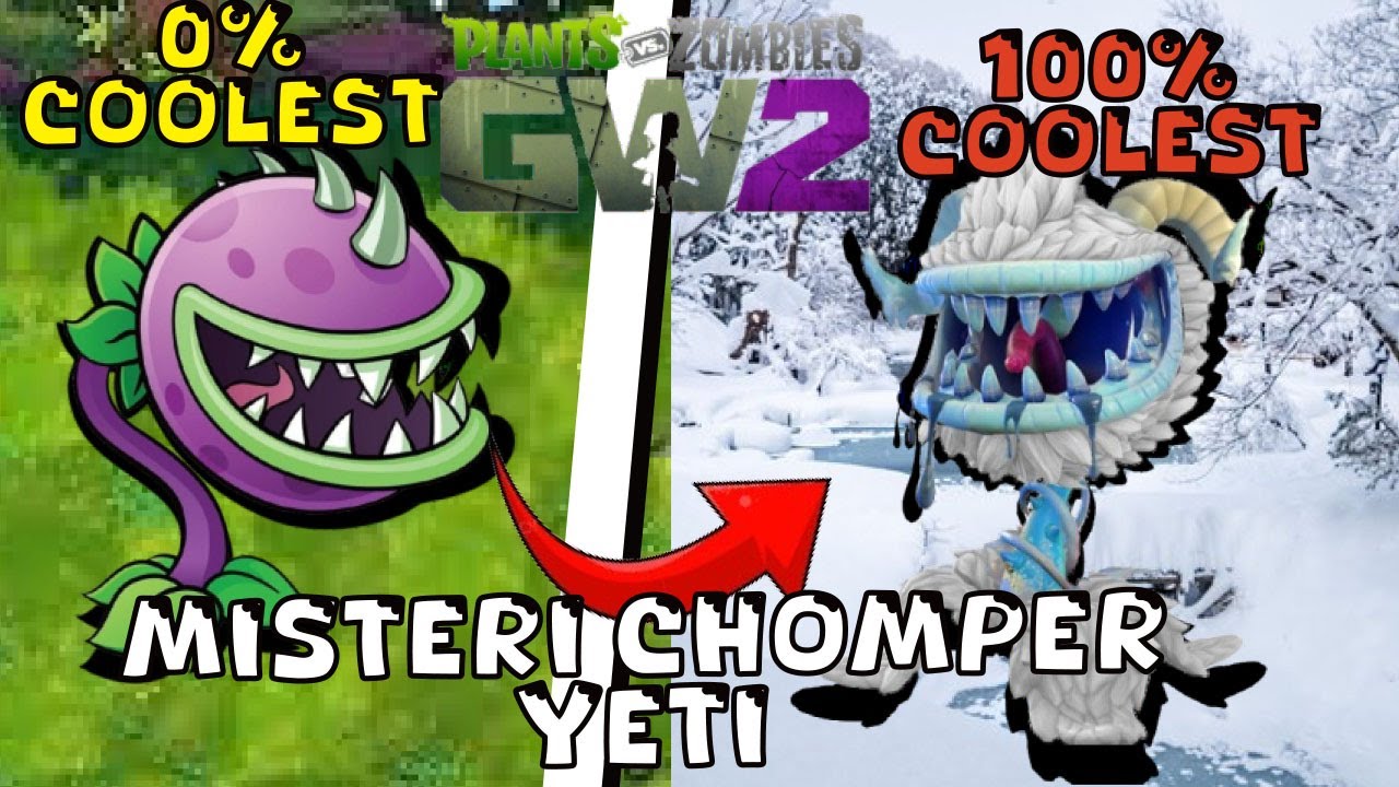 MEMECAHKAN MISTERI CHOMPER YETI - PLANT VS ZOMBIES GARDEN WARFARE 2 ...