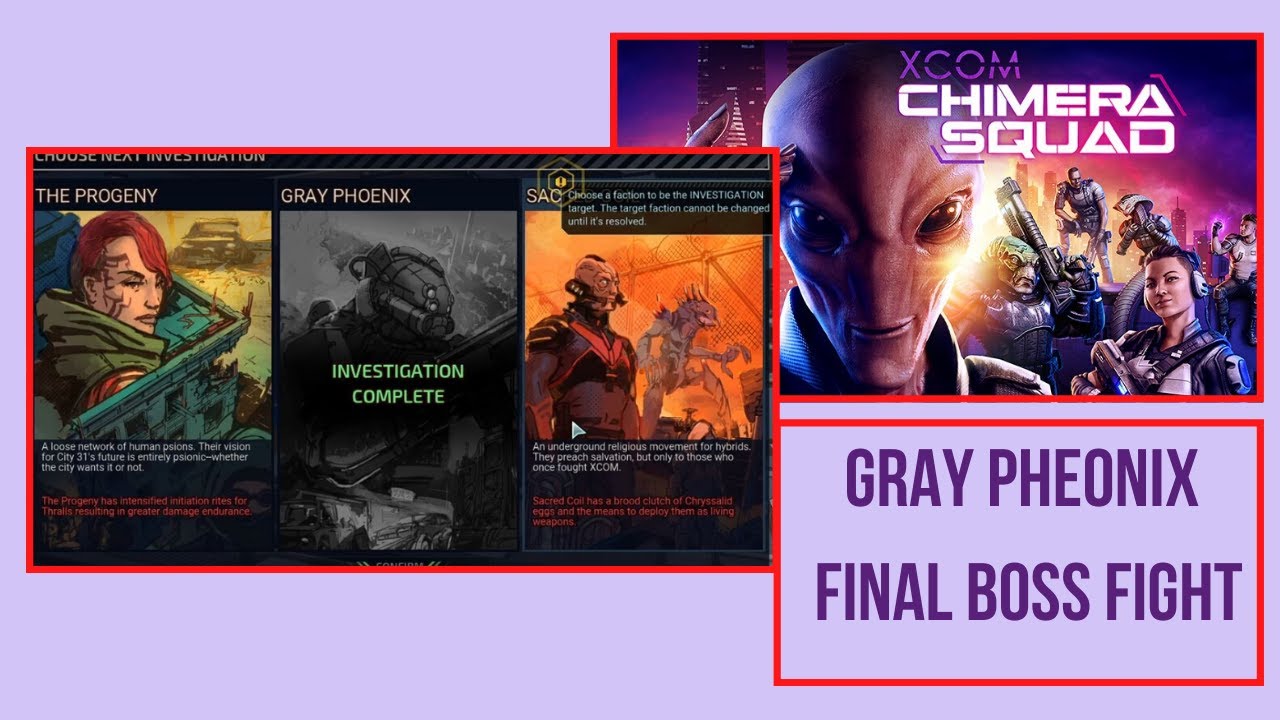 XCOM: Chimera Squad 2020 Gameplay 5 : Expert GRAY PHOENIX Final Battle ...