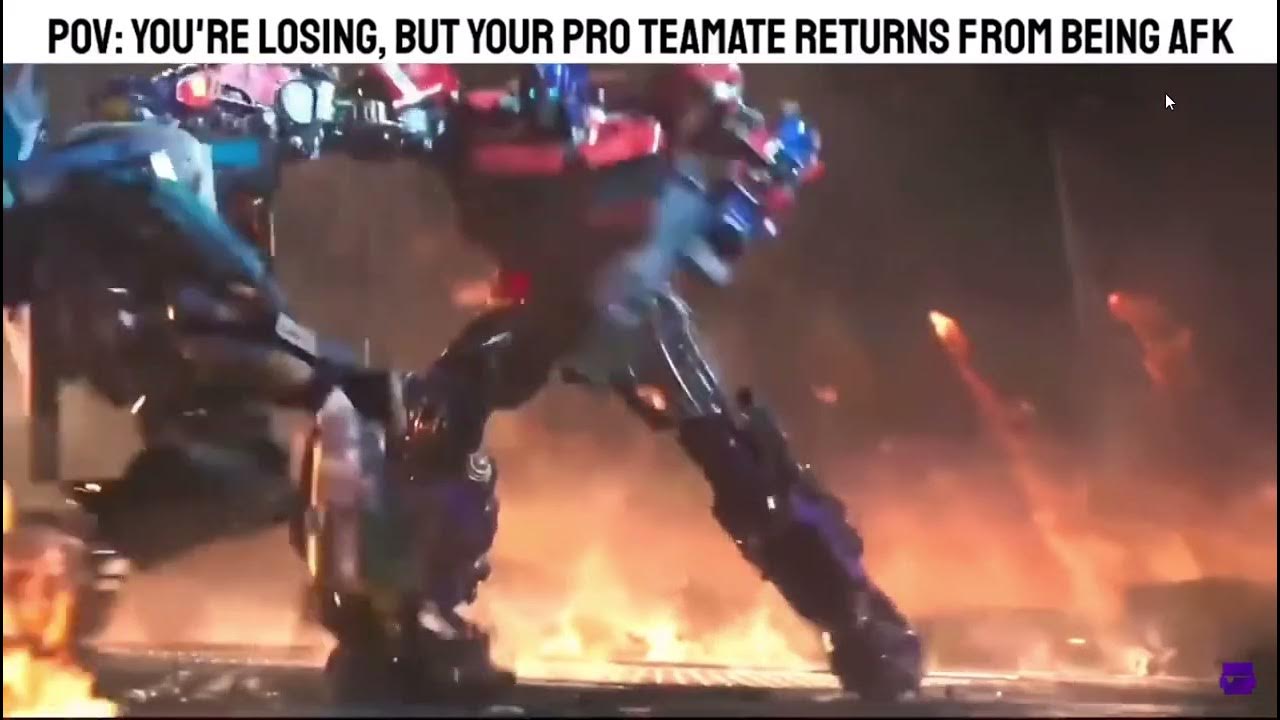 Pov Your Teamate came back from being afk - YouTube