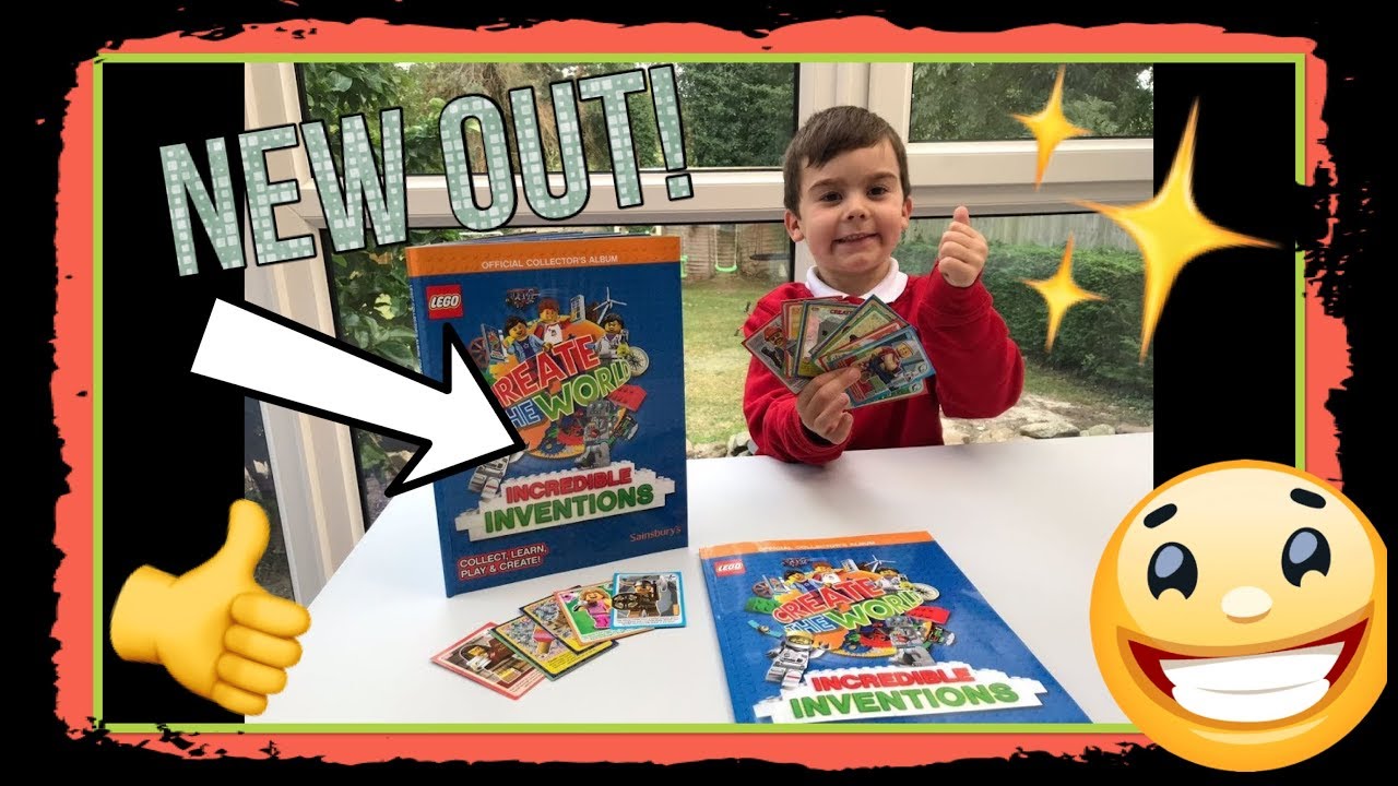 Lego Cards Incredible Inventions Sainsburys Collector Album 2018 - YouTube