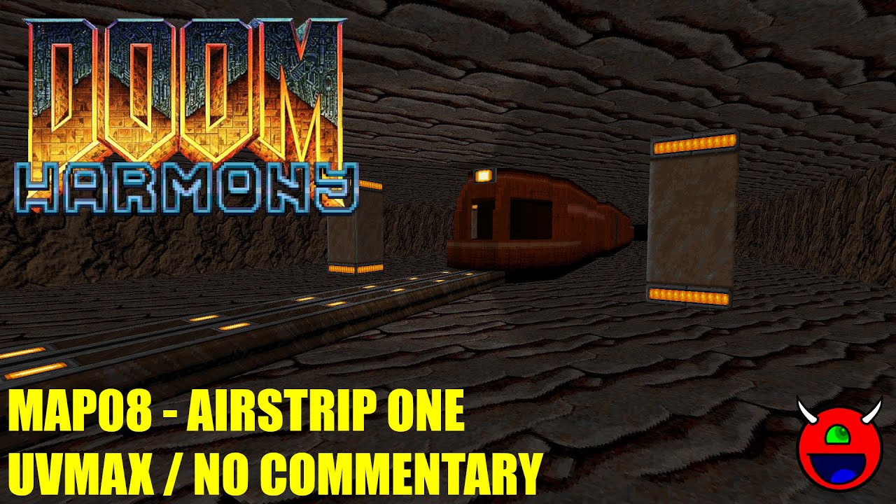 Doom 2: Harmony - MAP08 Airstrip One - All Secrets Uncommented - YouTube