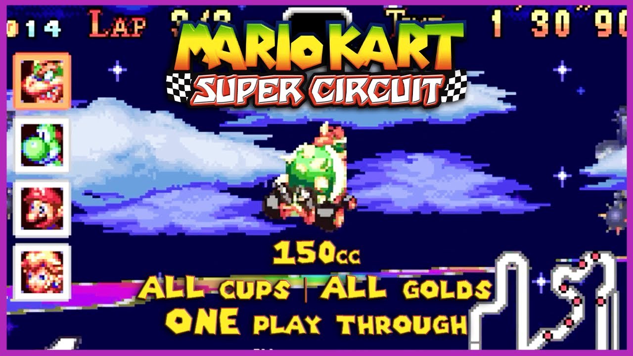 Mario Kart SUPER CIRCUIT: All Golds on 150cc - MKSC Part 3 - YouTube