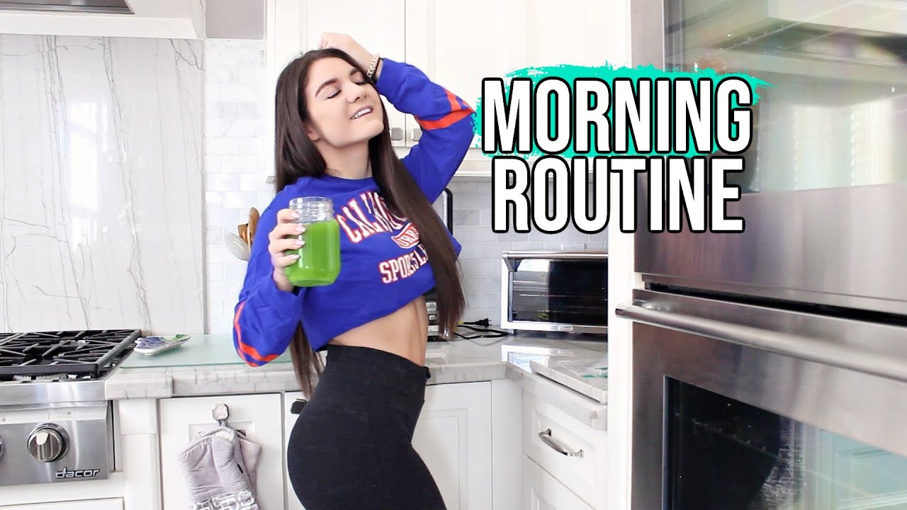 MY MORNING ROUTINE | Healthy & Productive - YouTube