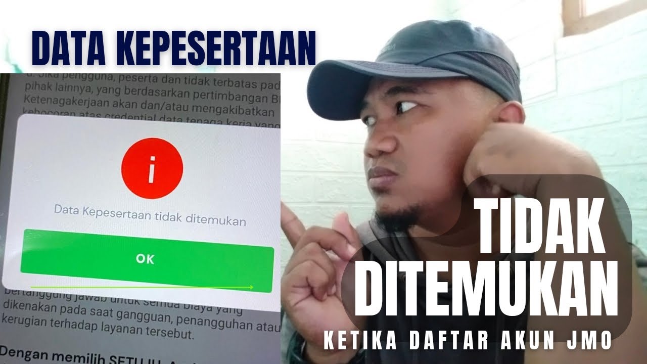 DATA KEPESERTAAN TIDAK DITEMUKAN Pada Saat Daftar Akun JMO - YouTube