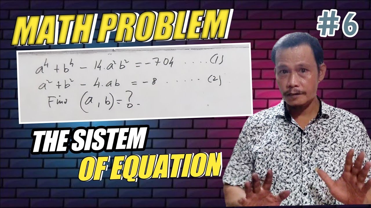 Math Problem - The System Of Equation part #6 - YouTube