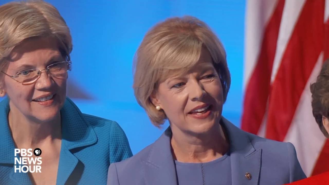 Democratic Women of the Senate explain why they're with Clinton - YouTube