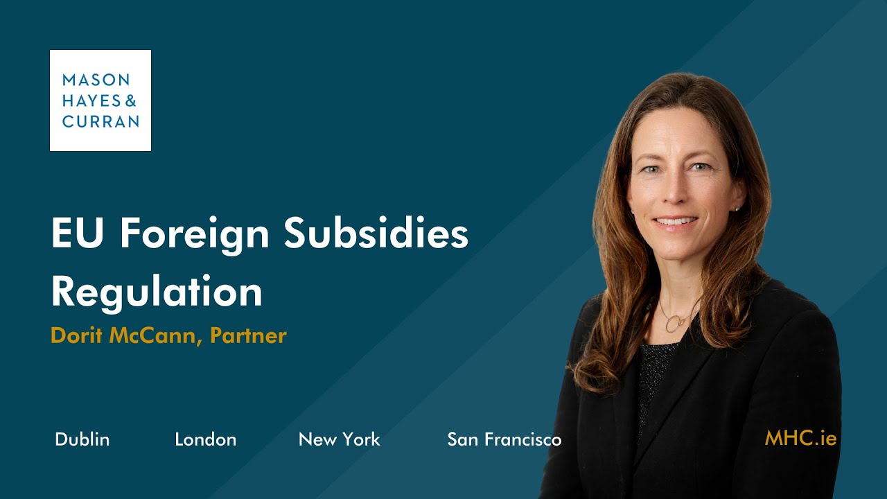 EU Foreign Subsidies Regulation - YouTube